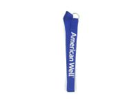 China 0.6mm To 2.5mm Thickness Imprint Polyester Lanyards Strap For ID Card Holder for sale