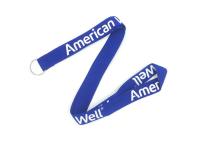 China 0.6mm To 2.5mm Thickness Imprint Polyester Lanyards Strap For ID Card Holder for sale