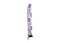 China Custom Silkscreen Printed Nylon Lanyard 46.5cm Neck Strap with Metal Clip for ID Badge for sale