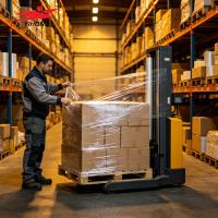 China YIHONG Flatbed Hand Stretch Film Durable Anti Puncture Industrial PE Stretch Foil for Goods Wrapping for sale