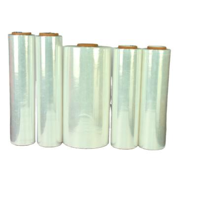 China Moistureproof Soft High Impact PE Glossy High Transparency Hand Stretch Film High Tensile Strength for Glass Ceramic Mechanical for sale