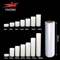 China YIHONG Custom High Flexibility Soft Self Adhesive High Transparency Hand Stretch Film for Foreign Trade Export Wrapping for sale