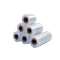 China Premium High Elastic Tear Resistant LLDPE Transparent Protective Hand Stretch Film Rolls for Pallet Logistics Industrial Packing for sale