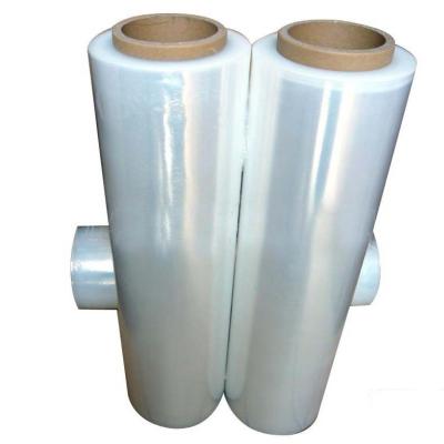 China Heavy Duty Extra Thick Puncture Proof Hand Stretch Film High Viscosity Cling Wrap for Large Freight Pallet Bundling Transit for sale