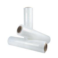 China Super High Adhesion Mini Roll Stretch Film Lightweight Portable Wrap for Small Commodity Express Parcel Manual Packing for sale