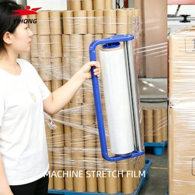 China YIHONG LLDPE Soft Stretch Film Heavy Duty Multi Size 10cm 250mm 500mm Palletizing Cargo Protection Logistics Packing Casting for sale