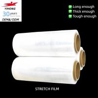China Industrial LLDPE PE Stretch Film Roll Coreless Blown Machine Grade High Strength Cling Logistics Cargo Furniture Packaging Soft for sale