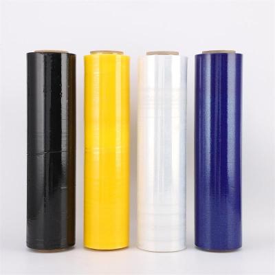 China Vibrant Colored Elastic Tear Resistant Hand Stretch Film for Gift Packaging Daily Necessities Small Goods Bundling Wrap for sale