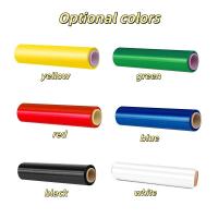 China Vibrant Colored Elastic Tear Resistant Hand Stretch Film for Gift Packaging Daily Necessities Small Goods Bundling Wrap for sale