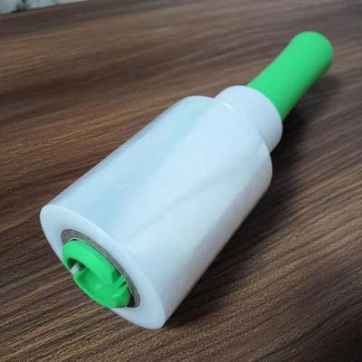 China YIHONG Mini PE Machine Grade Soft Translucent Moisture Proof Casting Stretch Wrap Film Plastic Handle High Tensile Strength for sale