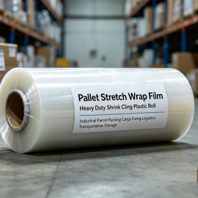 China YIHONG Stretch Plastic Wrap 20 Inch Anti Tear for Parcel Hay Bale Industrial Heavy Goods Packing for sale
