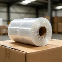 China YIHONG Wrapping Film Packing Clear LLdpe Plastic Wrap Roll Polyethylene Package Carton Transparent Stretch Film for sale