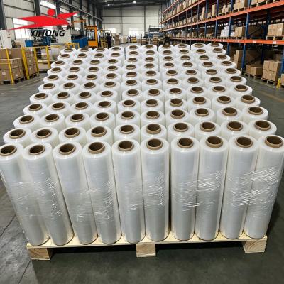 China YIHONG High Quality Plastic PE LLDPE Pallet Wrap Stretch Film Custom Printed Color Cling Pallet Wrap Film PE Stretch for sale