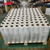 China YIHONG Pack LLDPE Transparent Wrapping Stretch Film Roll for Packaging Injection Molding Moisture Proof Customizable Thickness for sale