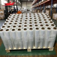 China YIHONG Tubular Plastic Film in Rolls Wrapping LLDPE Shrink Wrap Plastic Packing Film Polyethylene Clear Stretch Film for sale