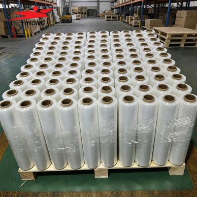 China Factory Price Transparent LLDPE Pallet Stretch Film Plastic Polyethylene Film Plastic Lldpe Wrapping Strech Film for Packaging for sale