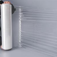 China Eco Friendly High Cling Self Adhesive Clear Stretch Film for Warehouse Stacking Hardware Building Material Protection for sale