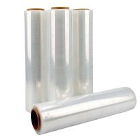 China Ultra Thin Economical LLDPE Stretch Film High Stretch Ratio Wrap for Light Goods Household Moving Furniture Wrapping for sale