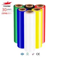 China YIHONG PE Soft Glossy Stretch Film High Transparency Moisture Proof Machine Grade Packaging Reinforcement Protection 50cm Width for sale