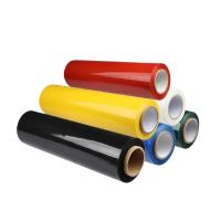 China YIHONG Yellow Blue Black Color Soft Stretch Film Waterproof LLDPE Packaging Film Wrapping for sale
