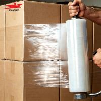 China YIHONG LLDPE Pallet Wrap Stretch Wrap Film Roll Handle Stretch Film Chinese Manufacturer Made Packaging Film for sale