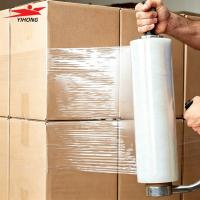 China YIHONG Wholesale Quality LLDPE Stretch Film Soft Moisture Proof Packaging Film Strong Adhesion Logistic Wrapping for sale
