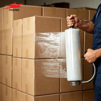 China YIHONG LLDPE Virgin Casting Lldpe Stretch Film High Tensile Cargo Wrapping Roll for sale