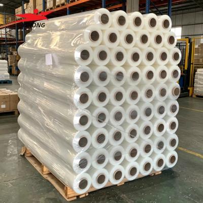 China 23 Microns Soft Heavy Duty LLDPE Stretch Film YIHONG 500mm Anti-Static Moisture Proof Pallet Wrap for Electronic Components for sale