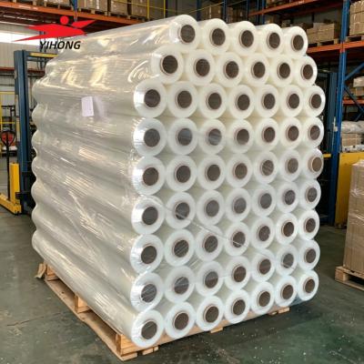 China Anti-Static Lldpe Stretch Film 500mm 18-23 Microns Dustproof Pallet Wrap for Electronic Products YIHONG Custom for sale
