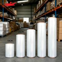 China YIHONG 18 Inch 80 Gauge Clear Stretch Film Roll 1500 Length Tear Resistant for Industrial Cargo Case Packing Wrapping Solution for sale