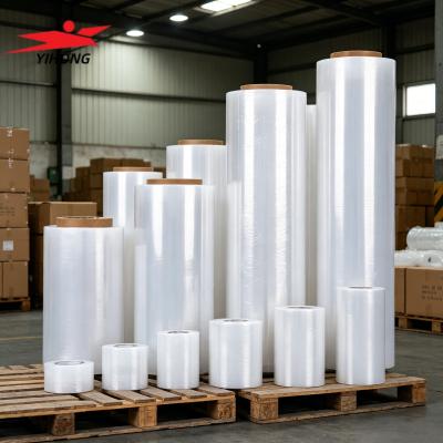 China Custom Printed Pallet Wrap Film Reusable Shrink Cover for Industrial Cargo International Export Standard Packaging Protection for sale