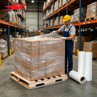 China Rohs Certified Pre Stretched Blown Hand Stretch Film YIHONG for Industrial Warehouse Manual Pallet Wrapping Operation for sale