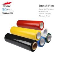 China YIHONG Hand Use Soft Casting Shrink Wrap Packaging Film LLDPE 80 Gauge Thickness Pallet Wrap Stretch Film High Quality for sale