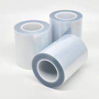 China YIHONG Milky White PE Net Grain Protective Film Medium Tack Anti Slip PE Film for Glass Panel for sale