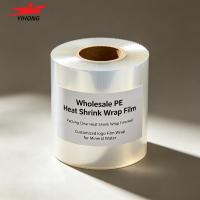 China YIHONG Wholesale PE Heat Shrink Wrap Film Packing Clear Heat Shrink Wrap Film Roll Customized logo Film Wrap for Mineral Water for sale