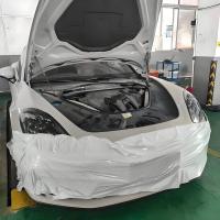 China YIHONG Custom PE TPU Material Transparent Soft Glossy Moisture Proof Stretch Adhesive Wrap Film for Car Collision Protection for sale