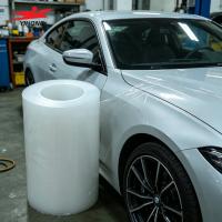China Automotive Grade Transparent PE Protective Film YIHONG Self Adhesive Anti Scratch Dustproof Temporary Cover Film for Car Surface for sale