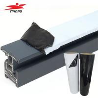 China YIHONG Custom No Glue Residual Plastic Film Adhesion PE Window Protection Tape for Aluminium Profiles Windows Doors for sale