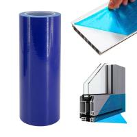China YIHONG Custom No Glue Residual Plastic Film Adhesion PE Window Protection Tape for Aluminium Profiles Windows Doors for sale