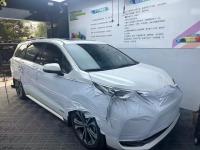 China YIHONG 50cm Wide Protective PE Film for Automobile Maintenance Soft and Blow Molded Black and White Special Color for sale