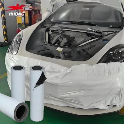 China YIHONG 50cm Wide Industrial Protective PE Film for Automotive Maintenance Soft Translucent Black White Special Color Blow Molded for sale