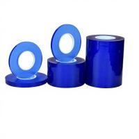 China Blue Transparent Customized Industrial Soft PVC Static Cling Protective Film 82% Transmittance 100% Ensile Strength Home for sale