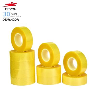 China Adhesive Tape Single-sided Carton Sealing Packing Tape Transparent High Quality Clear BOPP Plastic Acrylic Waterproof Tape 45mm for sale