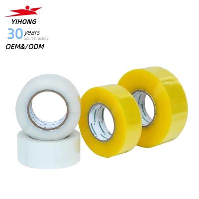 China YIHONG Custom Brand Names BOPP Self-Adhesive Jumbo Roll Single Sided Water Activated Hot Melt Acrylic Antistatic Features for sale