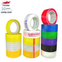 China YIHONG Clear Packing OPP Tape Single Sided Adhesive Free Waterproof BOPP Acrylic Stickers Water Resistant Packaging Tape for sale