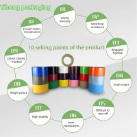 China YIHONG Packaging Box Adhesive Logo Printing Packing Opp Custom Bopp Printed Tape for sale