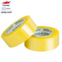 China YIHONG Customize Bopp Adhesive Sealing Tape clear Waterproof Jumbo Roll Packaging Tape for sale