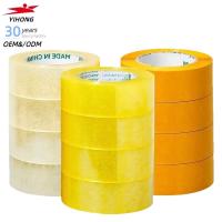 China YIHONG Customize Bopp Adhesive Sealing Tape clear Waterproof Jumbo Roll Packaging Tape for sale