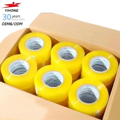 China YIHONG High Quality Clear BOPP Tape Industrial Strength Self-Adhesive Heavy Duty Anti-Scratch Sealant for sale