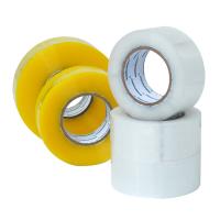 China YIHONG Bopp Single Sided Yellow High-Stick Transparent Acrylic Adhesive Sealing Tape Industrial Use Factory Direct Supply for sale